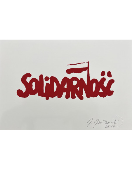Jerzy Janiszewski autor del logo del sindicato Solidaridad.